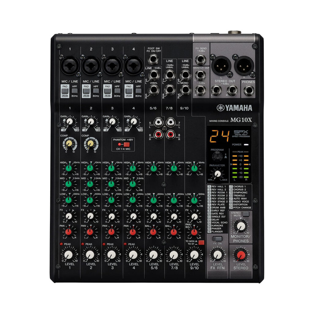 Yamaha MG10X 10-Channel Mixer - Mozart Chahine