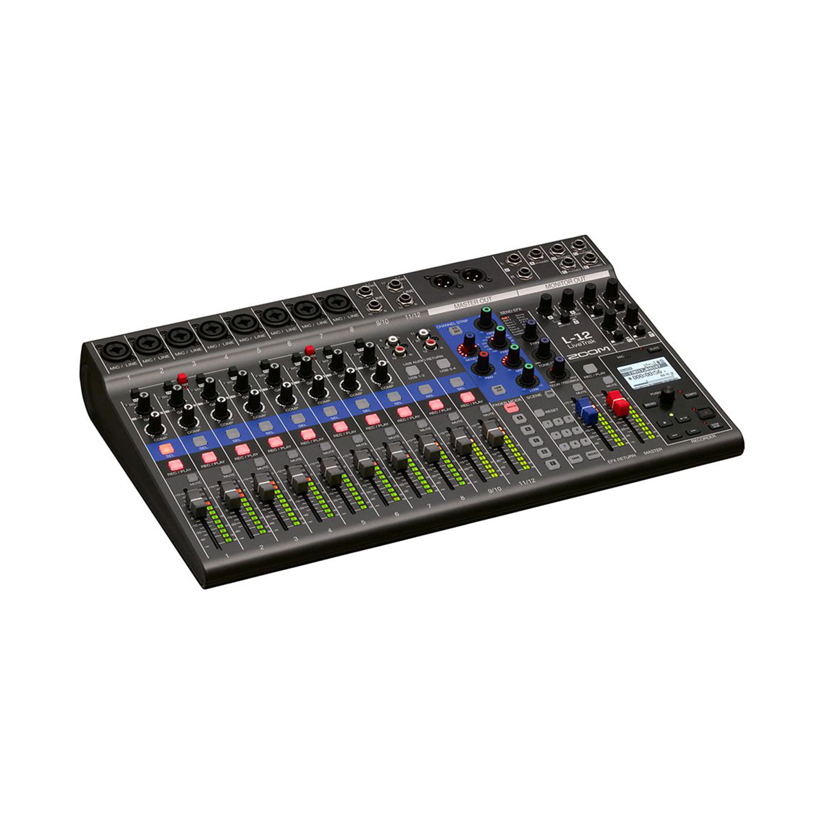 Zoom L-12 LiveTrak 12-Channel Digital Mixer/Recorder - Mozart Chahine